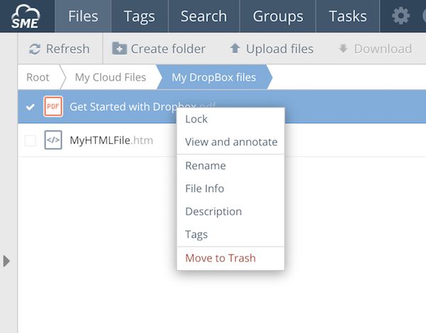 Cloud File Manager - Storage Made Easy® Documentation