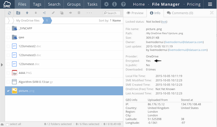 Web File Manager [Enterprise File Fabric™ Documentation]